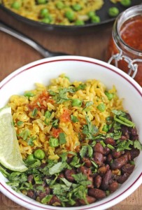 Burmese Fried Rice with Green Peas and Shallots - Jeanette's Healthy Living