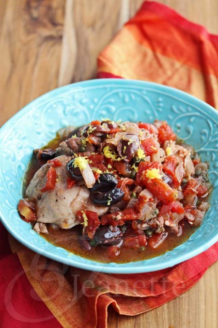 Mediterranean Chicken with Tomatoes, Olives and Capers Recipe ...