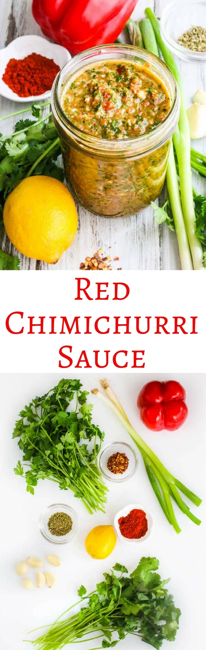 Red Chimichurri Sauce Recipe - Jeanette's Healthy Living